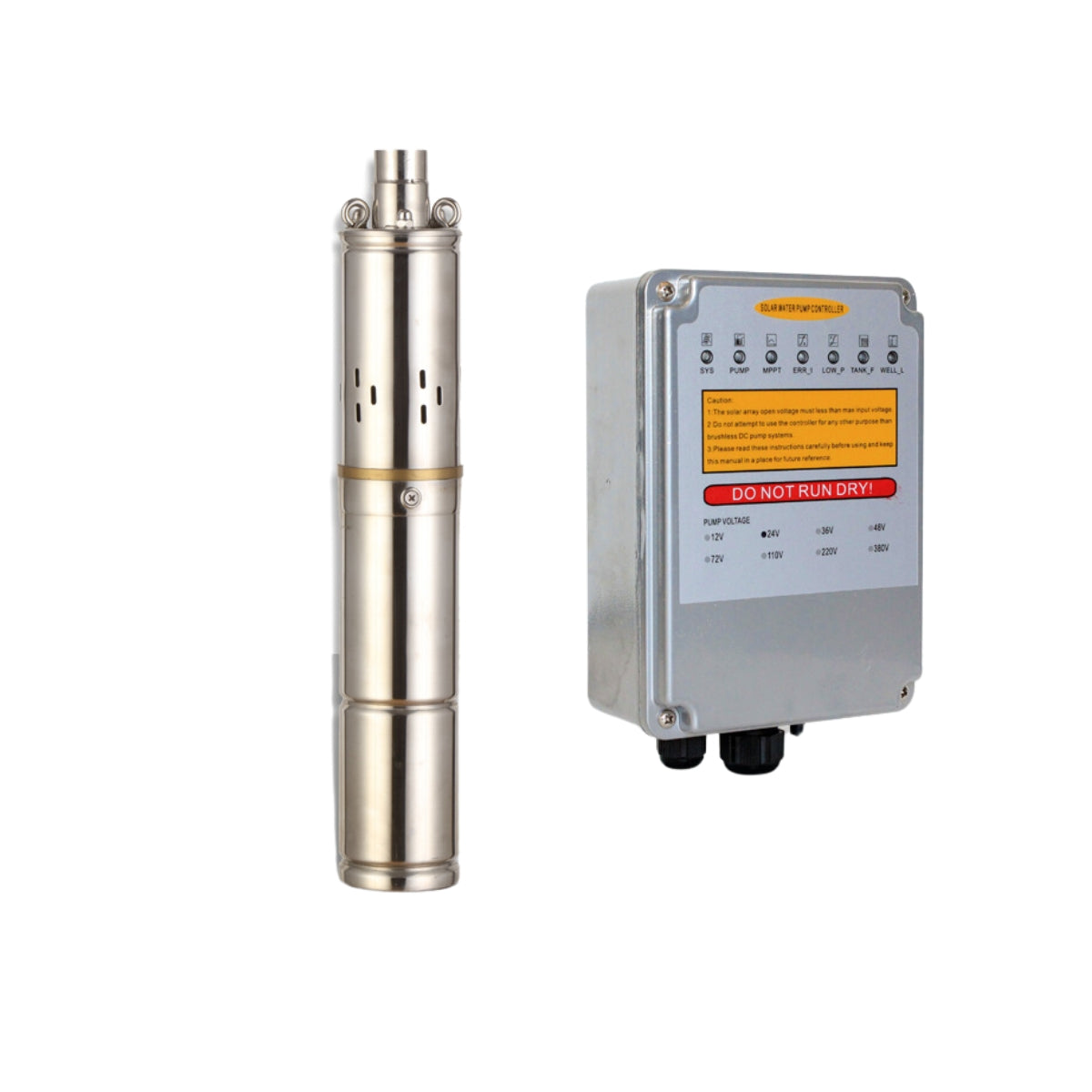 Bundu Power 130m 48V Solar Borehole Screw Pump - Sustainable.co.za