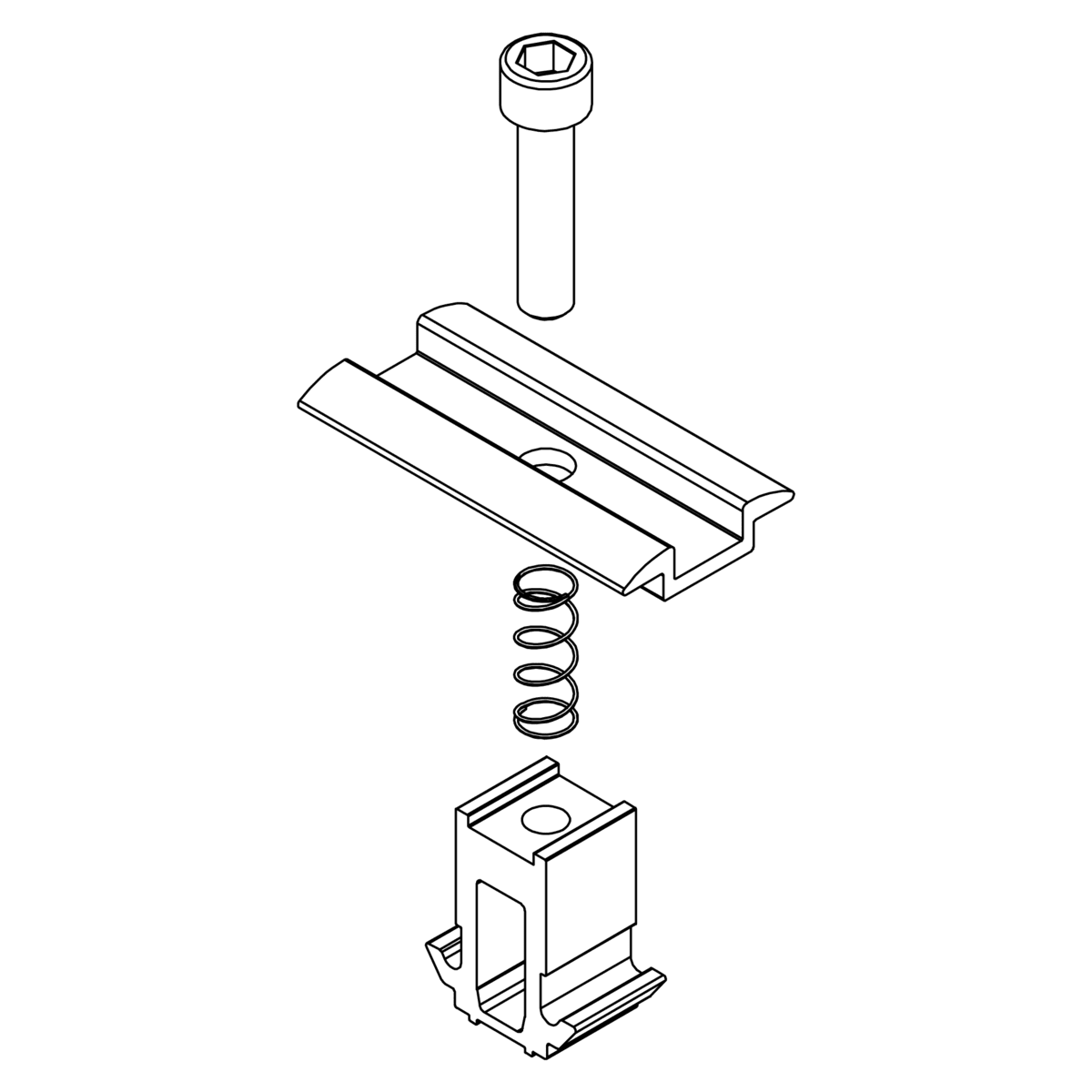 K2-Systems Dome Middle Clamp 30-50mm - 2002609 – Sustainable.co.za