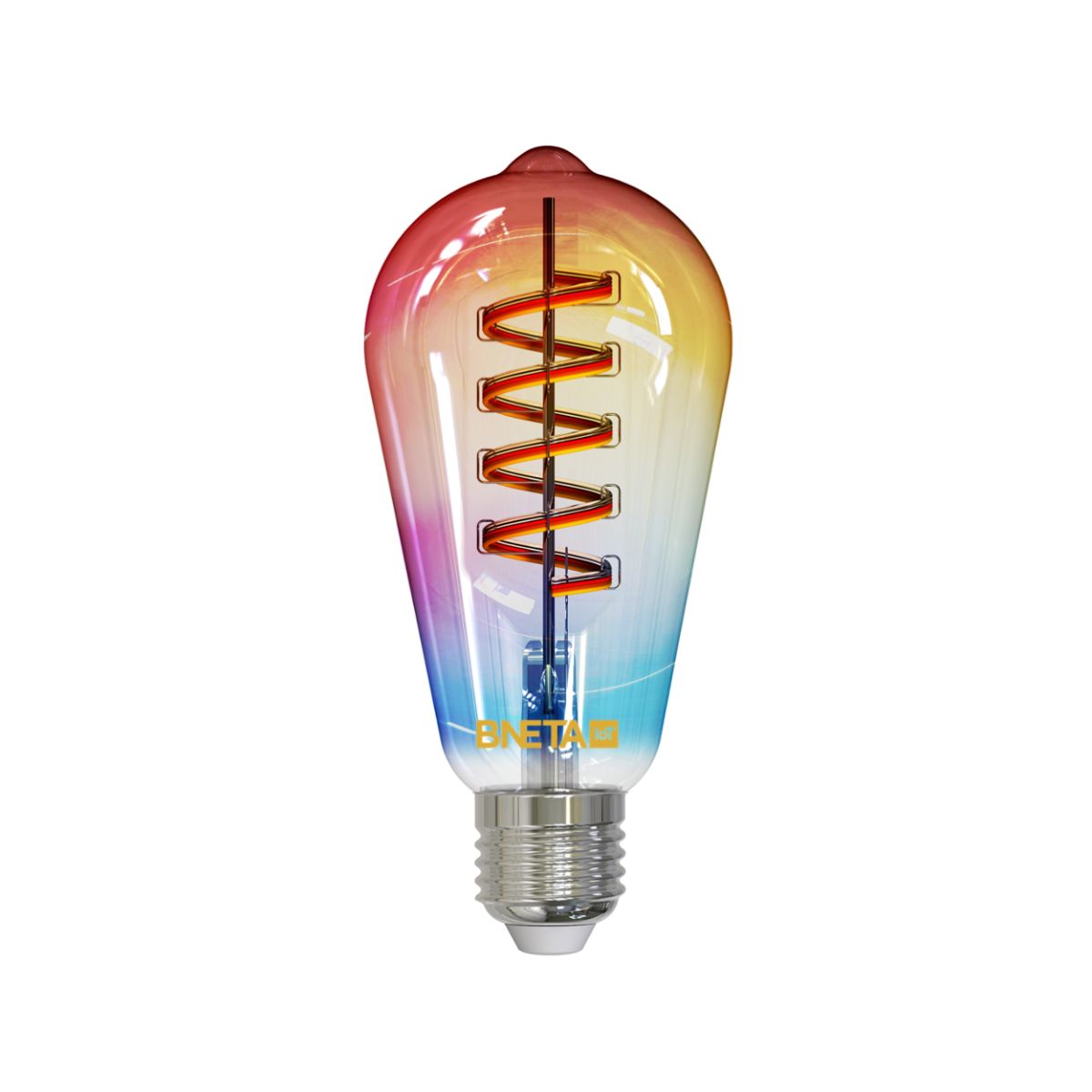 BNETA IoT Smart Filament WiFi Colour + Warm/Cool White LED Bulb (ST64C ...