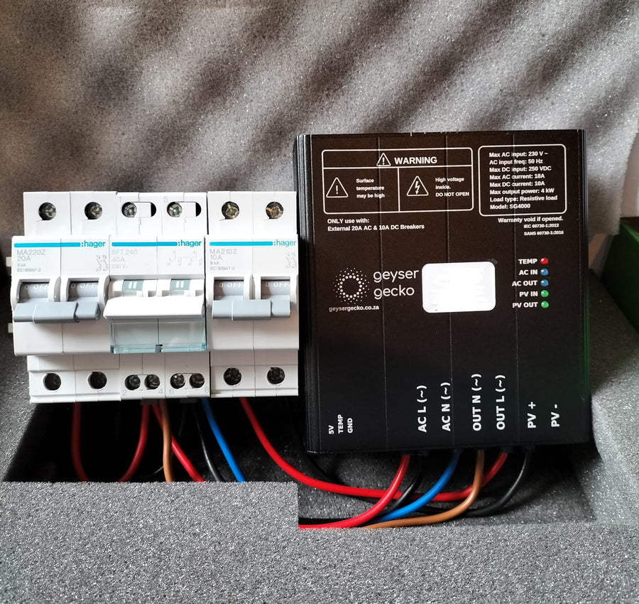 Geyser Gecko SG4000 PV Geyser Controller - Sustainable.co.za