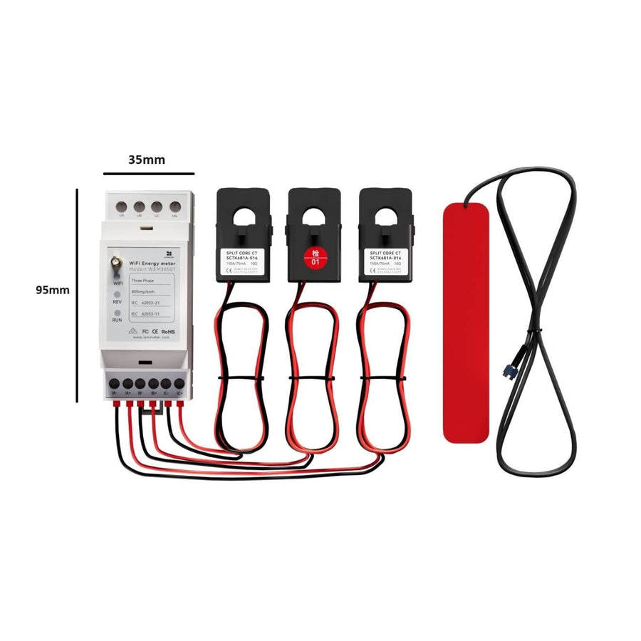 IAmMeter Bi-directional 150A Three Phase WiFi Power Meter - Sustainable ...