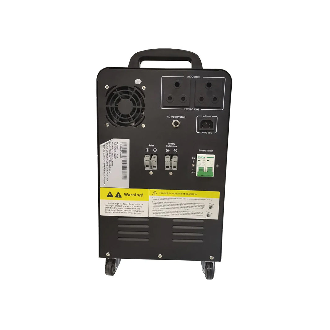 RCT MegaPower MP-T1000S 1kVA/1kW 12V Inverter Trolley with 100Ah ...