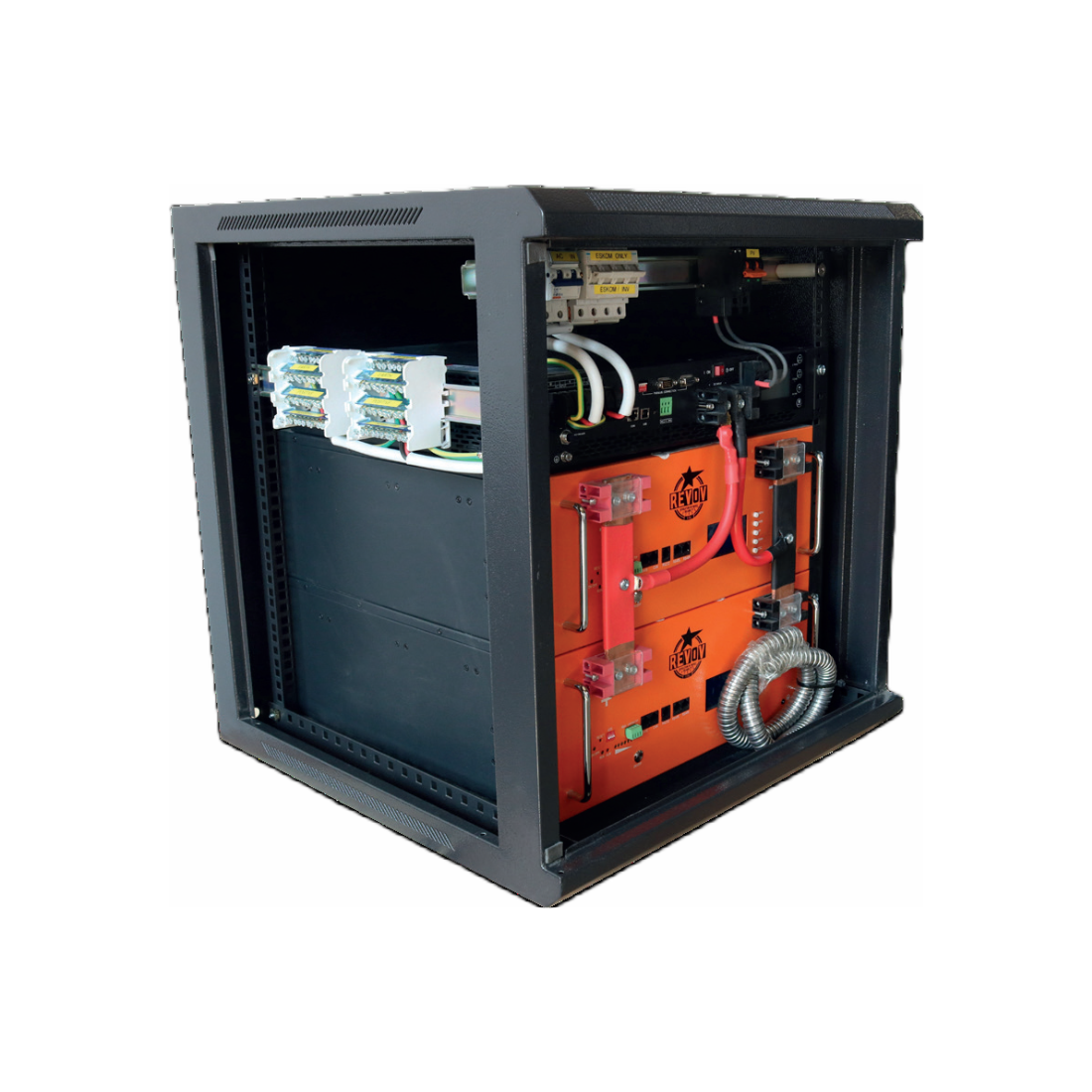 REVOV Cube 100Ah 5.1kWh 51.2V LiFePO4 Battery Backup System ...