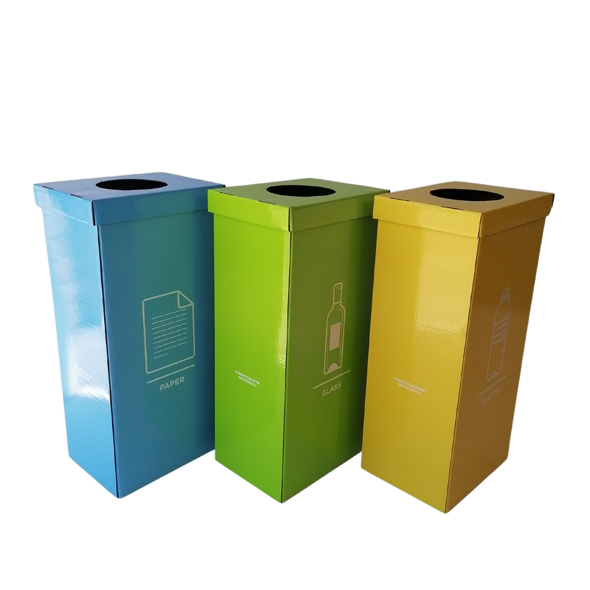 Gloss Cardboard Recycling Box - Sustainable.co.za