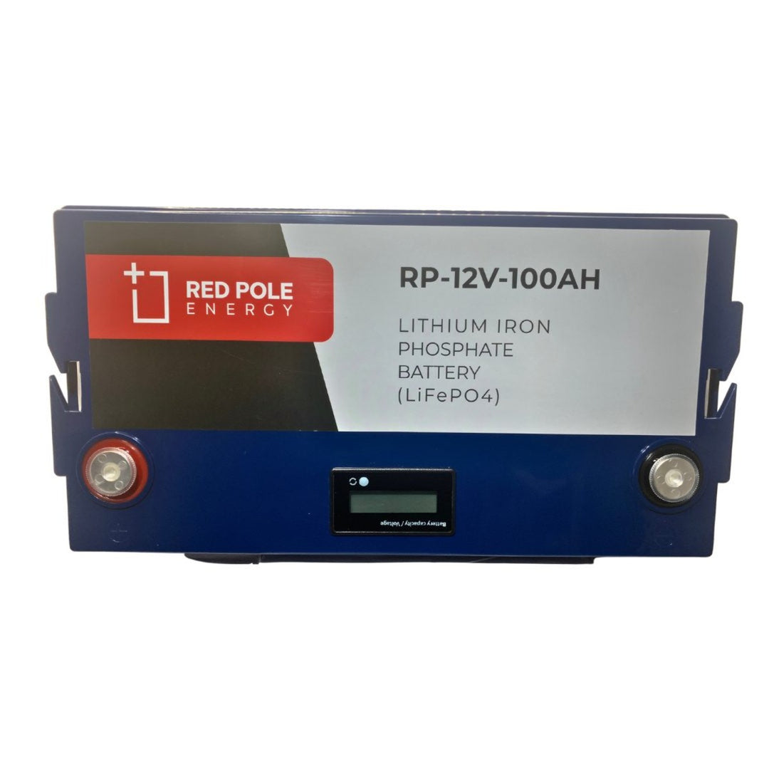 Red Pole Energy 12V 100Ah 1280Wh LiFePO4 Battery - Sustainable.co.za