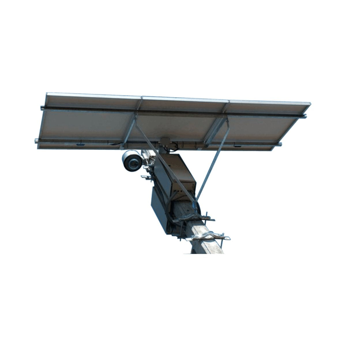 3 Panel T-Pole Mast Mount Structure - 180W - 450W - Sustainable.co.za