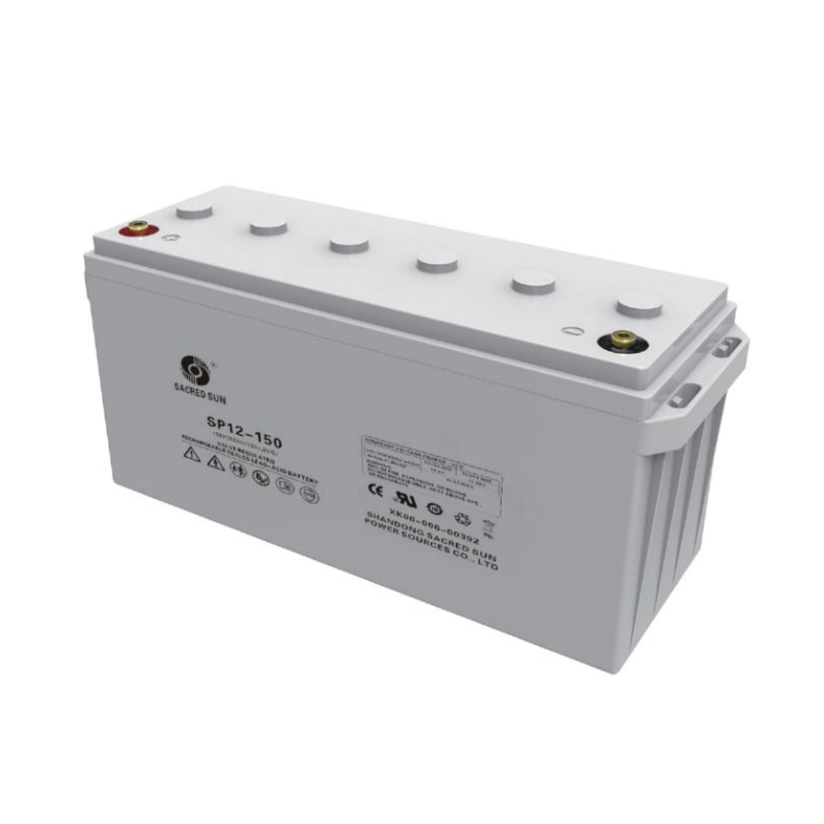 Sacred Sun 150Ah 12V AGM Battery - Sustainable.co.za