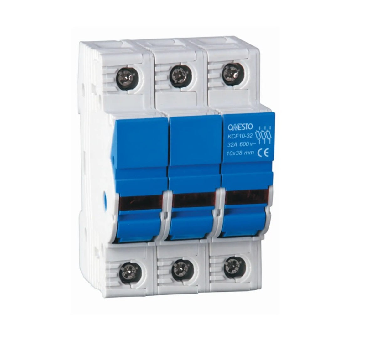 Onesto 1000V 10x38 DC 3 Pole Fuse Holder - Sustainable.co.za