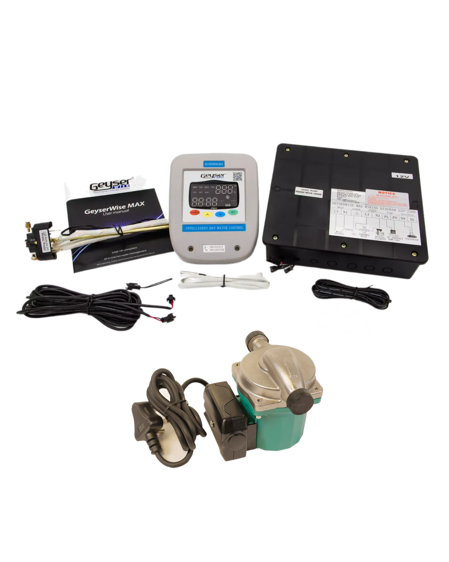 Geyserwise Max 220V Pump Kit - Sustainable.co.za