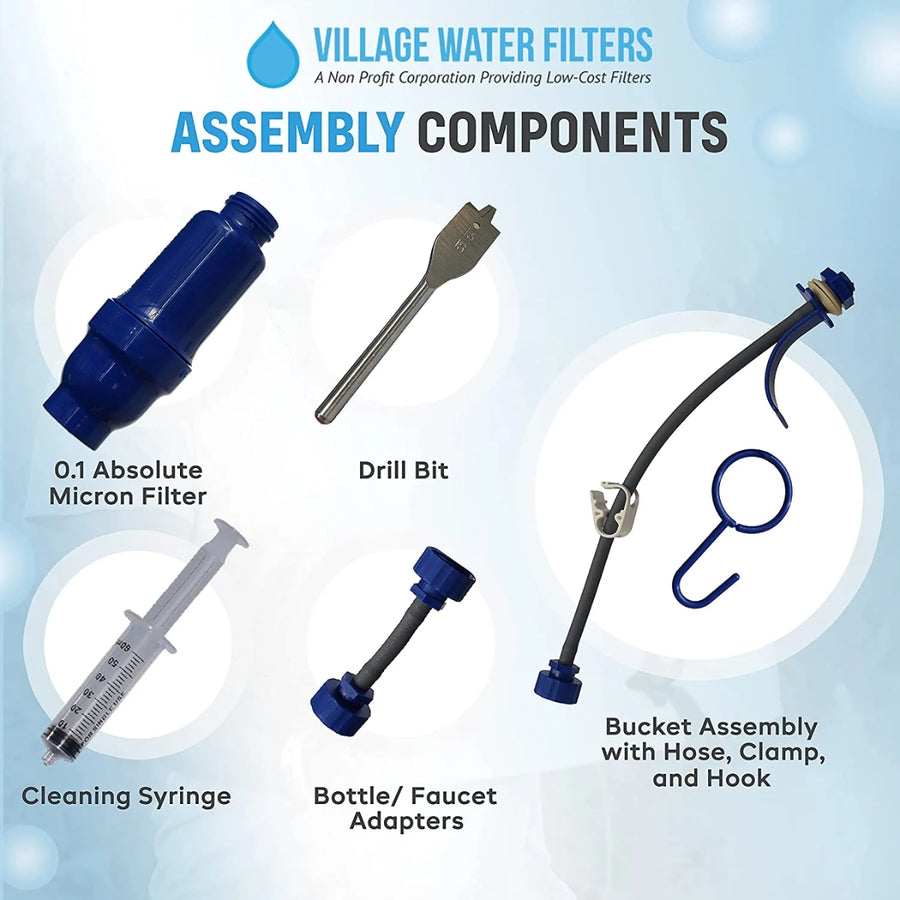 Village VF100 Bucket Filter Kit - Sustainable.co.za