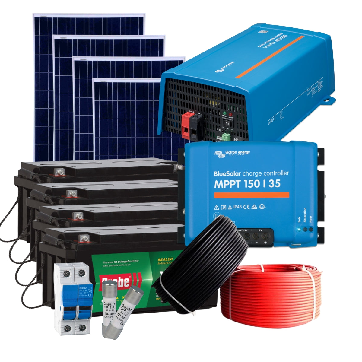 Sustainable.co.za Solar Power Kit Twelve 6kWh - Sustainable.co.za